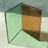 China 10mm Blue Bronze Clear Float Glass Reflective Tinted Laminated Tempered Sheet for sale
