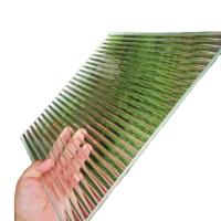 China 3mm-19mm Cheaply Price Building Decorative Clear Tempered Glass Pattern Narrow Reeded Glass for sale