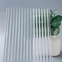 China 3mm-19mm Cheaply Price Building Decorative Clear Tempered Glass Pattern Narrow Reeded Glass for sale