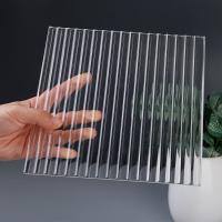China 3mm-19mm Cheaply Price Building Decorative Clear Tempered Glass Pattern Narrow Reeded Glass for sale