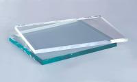 China Low Iron Ultra Clear Float Glass With Polished Edges for sale