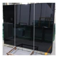 China Black Float Glass Panel with 3300*2140mm Size and 6mm Thickness for High Transmittance Applications for sale