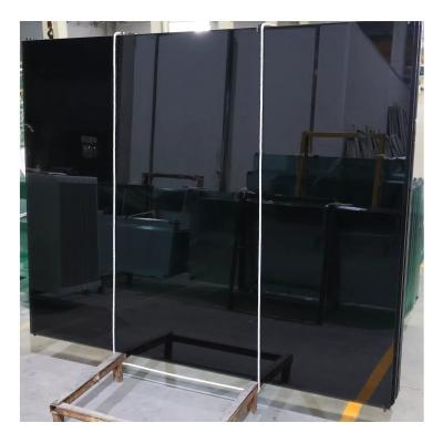 China Black Float Glass Panel with 3300*2140mm Size and 6mm Thickness for High Transmittance Applications for sale