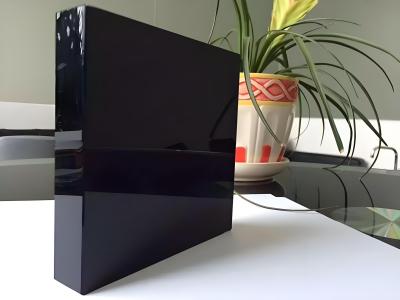 China Smoked Black Glass for Shower Doors & Partition Walls – Custom Size for sale