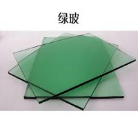 China Dark Green Tempered Glass Panels for Industrial and Safety Applications for sale