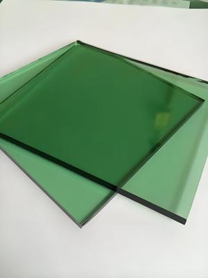China French Green Float Glass 5mm–10mm for Building Facade and Partition for sale