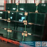 China Dark Green Tempered Reflective Glass for High-Rise Building Facades for sale