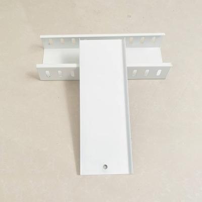 China Standard Size Outdoor Cable Tray With Cover Hot Dip HDG Steel Metal Cable Trunking for sale