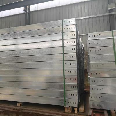 China Perforated Type Cable Tray Galvanized Sheet Ventilated Cable Tray For Electrical Systems Rain-Proof Trough Bridge for sale