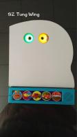 China Funny Monster 5 Push Button Sound Module With 2 LED for baby musical book for sale