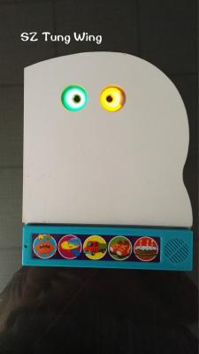 China Funny Monster 5 Push Button Sound Module With 2 LED for baby musical book for sale