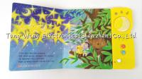 China Moon Good Night Push Button Sound Module Sound Book for infant , children studying for sale