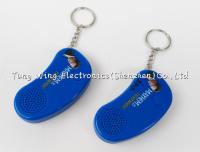 China Customizable Foot Shaped Music Keychain with recordable sound box for sale