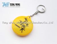 China ABS , metal Round Shaped Music Keychain , cute music box keychain for sale