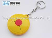China ABS , metal Round Shaped Music Keychain , cute music box keychain for sale