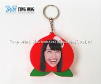 China Portable OEM Funny Music Keychain Red Convenient On / Off Function for sale