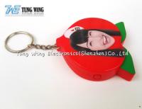 China Portable OEM Funny Music Keychain Red Convenient On / Off Function for sale
