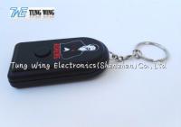 China Non - Toxic Black Car Sound Music Keyring Battery Replaceable for sale