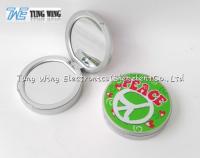China Custom Professional Pocket Makeup Mirror Promotional Handbag Compact Mirror for sale