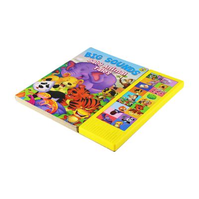China Customized Color Baby Sound Module For Toddlers Learning Animal Sound Books for sale