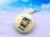 China Bus Keypress Holder Music Keychain Heat Transfer Printing Logo With Custom Sound for sale