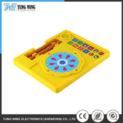 China Electronic Push Button Musical Book for Kids with 75-85 dB Volume 27mm Plastic Speaker and 60 Seconds Sound Length for sale