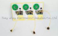 China Adjustable Volume Greeting Card Sound Module with Pre-recorded or Custom Recording and AG10 Battery Power for sale