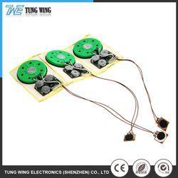 China Waterproof Recordable Sound Module with Customizable Sound Duration and Replaceable Battery for Greeting Cards and Toys for sale