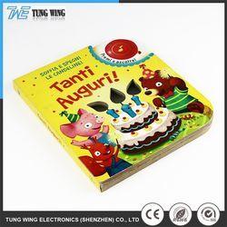 China Customized Size ABS Material CE Certified Sound Book Educational Toy Talking Book for sale