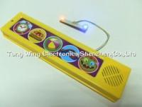 China 5 Button Sound Board with Custom Voice ABS Material CE & Rohs Certified Sound Module for Children's Books for sale