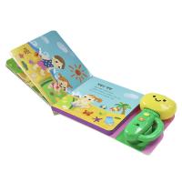 China Interactive Sound Book for Toddlers with Water-resistant Pages, Non-toxic Cardboard, and 14-key Piano for Early Learning for sale