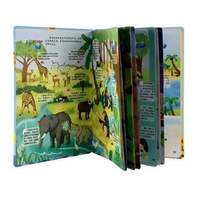 China Kids Finger Operated Sound Book with 400+ Sounds, Non-toxic Plastic, and Adjustable Volume for Early Education for sale