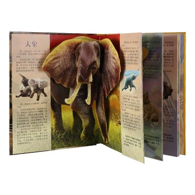 China OEM Custom 3D Pop-Up Sound Book with Press-and-Play Sound Module and Non-Toxic Materials for Kids for sale