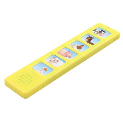 China Replaceable Battery Long Strip Sound Box with Custom Animal Sound for Children's Board Books for sale