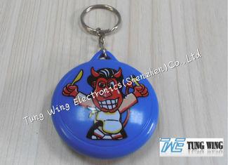 China ABS Metal 4.0mm Thickness 85dB Round Music Keychain EMC for sale
