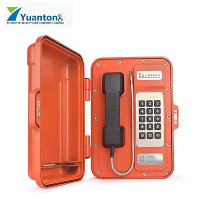 China Power Over Ethernet Industrial VoIP Phone Customized Color For Mining for sale