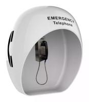 China Vandal Resistant Outdoor Acoustic Telephone Booth For Emergency Telephone for sale