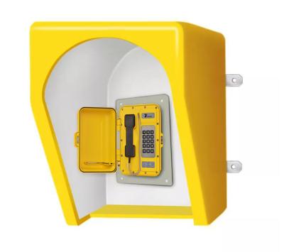 China 24dB Noise Reduction Weatherproof Outdoor Telephone Acoustic Hood for sale