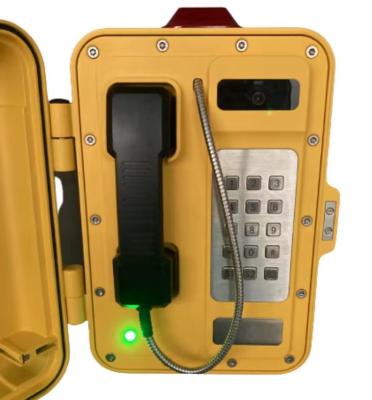 China HighWay Road Side Voip Industrial Sip Phone With Camera Weatherproof for sale