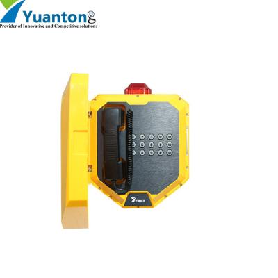 China Protective Front Cover Industrial Voip Phone With Ip66 Protection Grade for sale