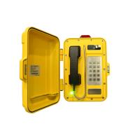 China Full Keyboard Dialing Industrial Voip Phone Aluminum Allloy For Perimeter Out Monitoring for sale