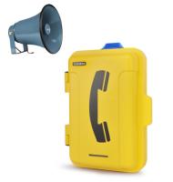 China Protective Front Cover Loud Speaking Telephone Full Duplex Talk On Handset for sale