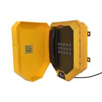 China IP68 Dustproof Industrial Weatherproof Telephone with 12V Voltage and Optional Handset for sale
