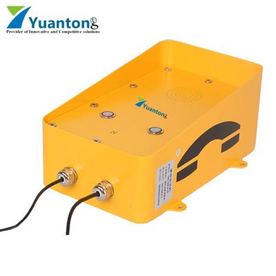 China IP67 Weatherproof Telephone with Optional Noise Cancelling and 30W Max External Speaker Housing Material DC 12V / AC 220V for sale