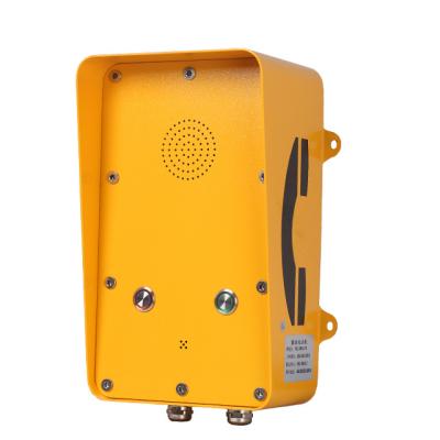 China Weatherproof Telephone with Die-Casting Aluminium Alloy Enclosure and Weather Resistant ABS PC Handset for sale