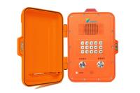 China Flameproof Explosion Proof Telephone for ATEX Zone 0 1 2 Voltage DC 12V / AC 220V Optional POE for sale