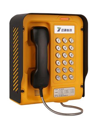 China IP68 Industrial Weatherproof Telephone with Aluminium Enclosure and Stainless Steel Keypad for Outdoor Call Station for sale