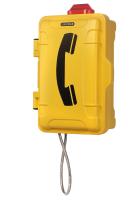 China IP68 Industrial Weatherproof Telephone with Wall-Mounted/Pole-Mounting and Telescopic Stainless Steel Cable Tube for sale