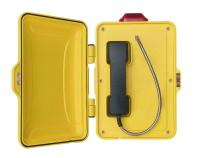 China IP68 Protection Industrial Weatherproof Telephone with 30W Built-in Amplifier and Wall-Mounted/Pole-Mounting for sale