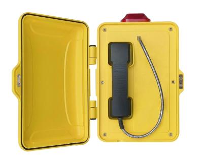 China IP68 Protection Industrial Weatherproof Telephone with 30W Built-in Amplifier and Wall-Mounted/Pole-Mounting for sale